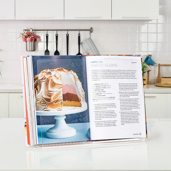 Wood-cook-book-holder | Wayfair