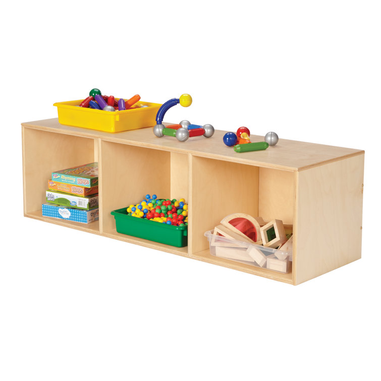 Childcraft Stackable 3 Compartment Cubby & Reviews | Wayfair
