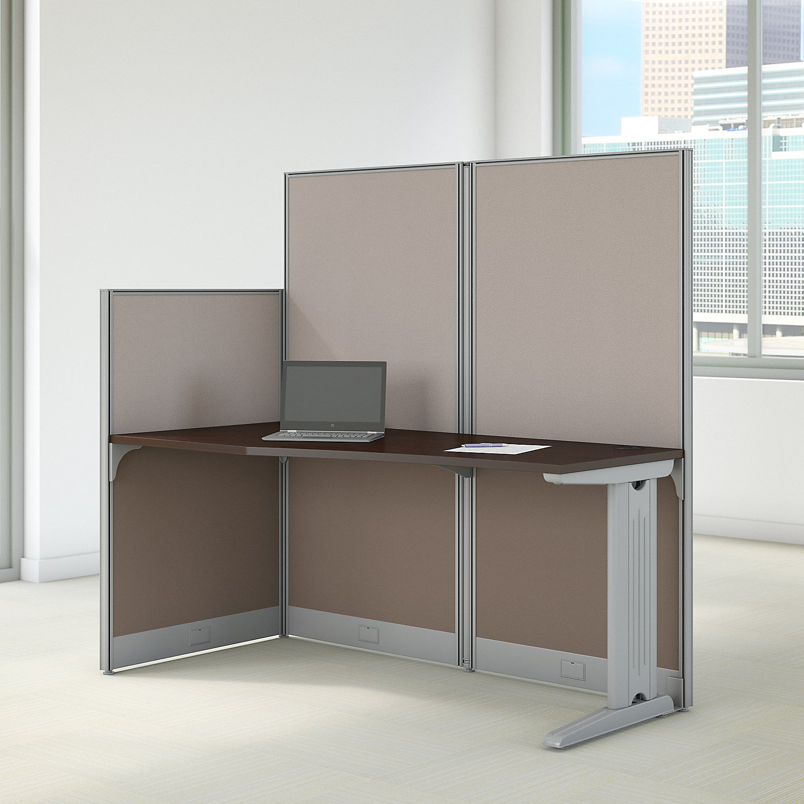 Bush Business Furniture Office in an Hour Straight Desk Cubicle | Wayfair