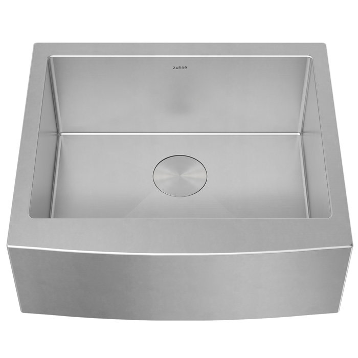 Zuhnë 21'' W Single Bowl Stainless Steel Kitchen Sink | Wayfair