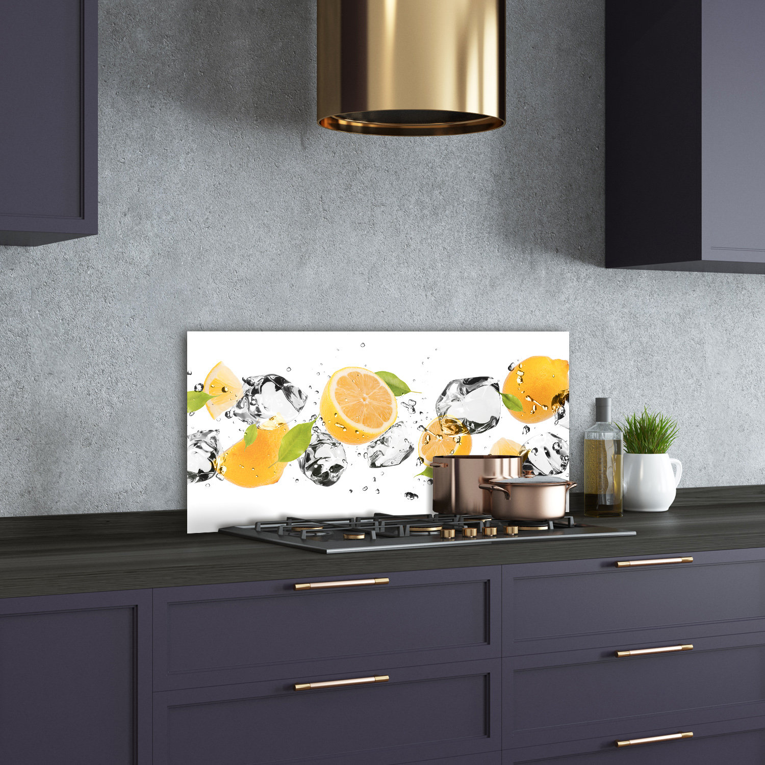 August Grove Splashback - Backsplash - Cooker Hob Wall Splashback ...