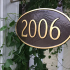 Montague Metal Products 1-Line Hanging Address Plaque & Reviews | Wayfair