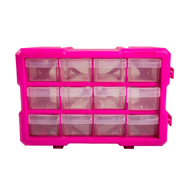 The Original Pink Box 12 Drawer 11.63" W Stackable Storage Drawer | Wayfair