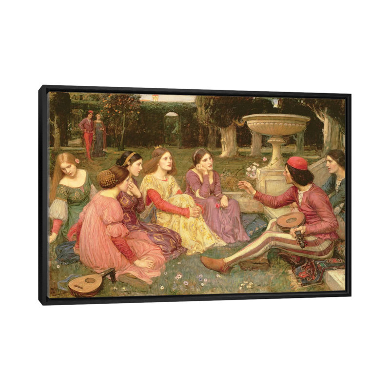 Vault W Artwork The Decameron, 1916 by John William Waterhouse ...