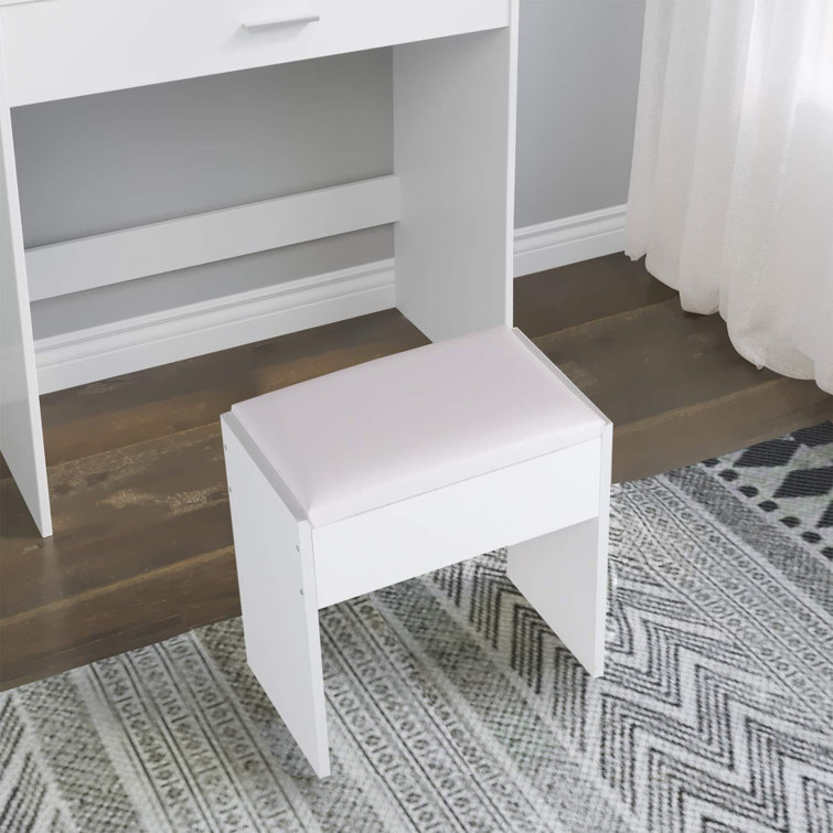 17 Stories Kibwika 43Cm Tall Dressing Table Stool | Wayfair.co.uk