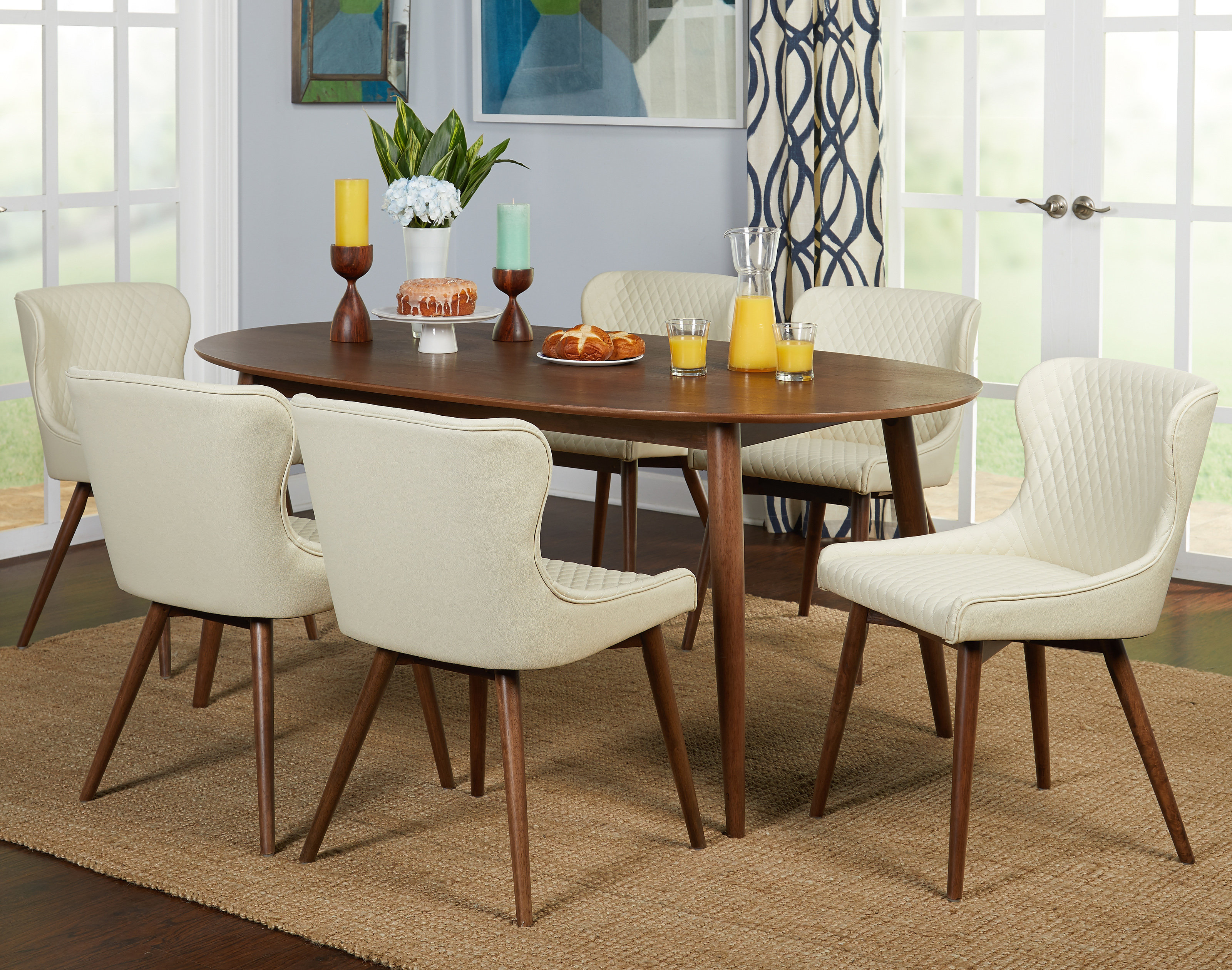 George Oliver Jevon 6 - Person Dining Set & Reviews | Wayfair