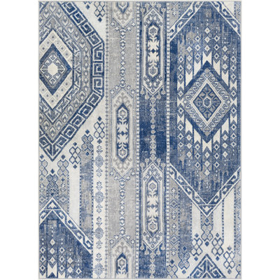 Union Rustic LurLine Performance Black Rug & Reviews | Wayfair