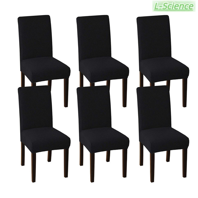 Latitude Run® Box Cushion Dining Chair Slipcover | Wayfair