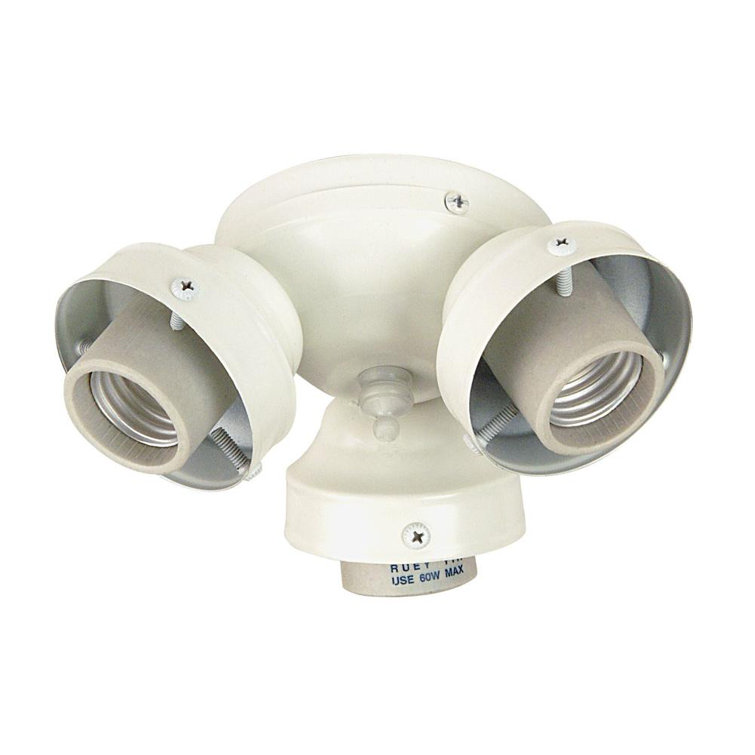 Symple Stuff 3-Light Universal Ceiling Fan Light Fitter & Reviews | Wayfair