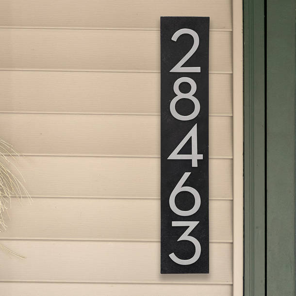 Montague Metal Products 1-Line Mailbox Sign | Wayfair