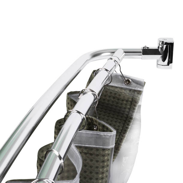 Splash Home Premium Spring Roller Shower Curtain Hooks & Reviews | Wayfair