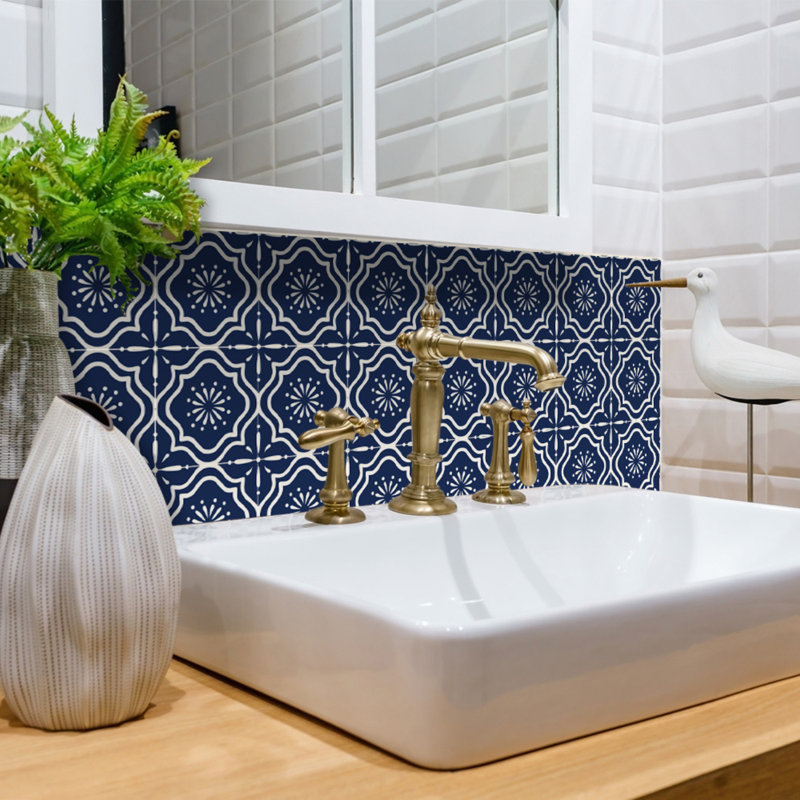 Mi Alma 7" x 7" Vinyl Peel & Stick Mosaic Tile | Wayfair