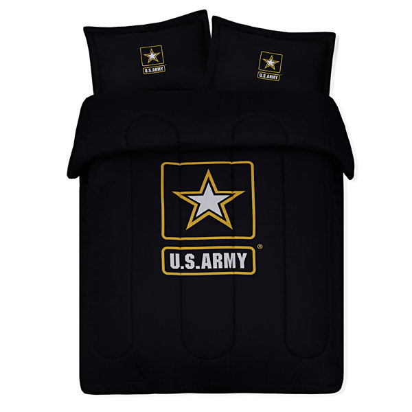 US Army Bedding US Army Yellow Logo 100% Microfiber Camouflage ...