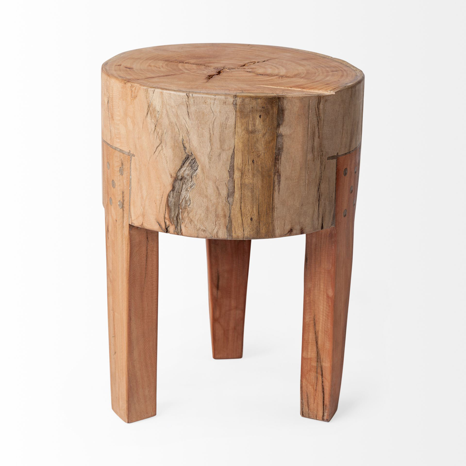 Loon Peak® Markes 18'' Tall Solid Wood Utility Stool | Wayfair
