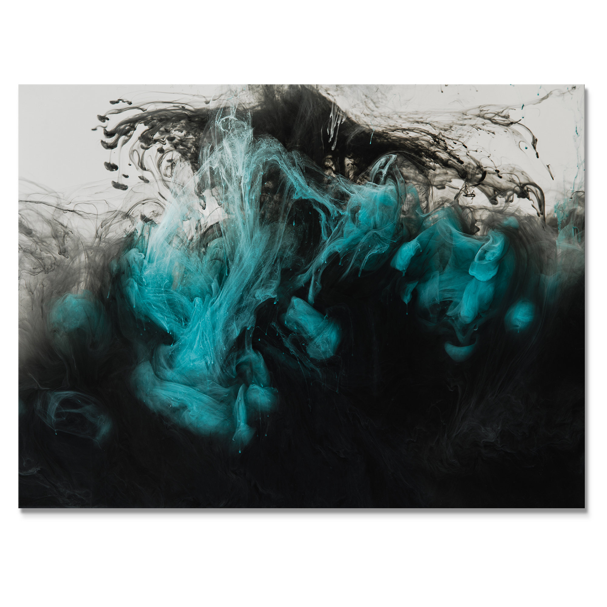 Wrought Studio Black & Turquoise Mixing Liquid Ink Black & Turquoise ...