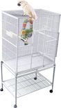 Archie & Oscar™ Clyde 62.25'' Iron Flat Top Floor Bird Cage with Wheels ...
