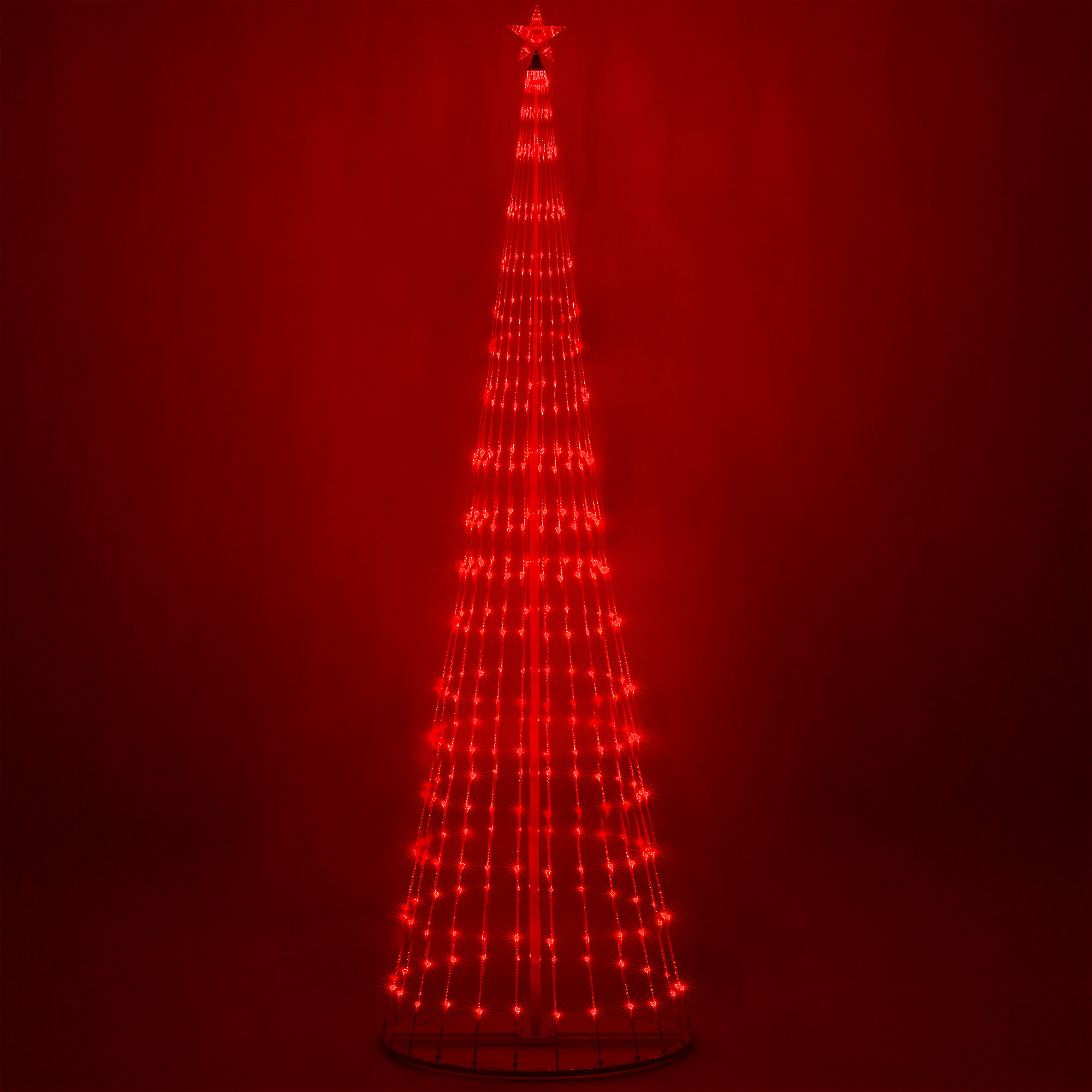 The Holiday Aisle® Animated Outdoor Lightshow Tree Lighted Display ...