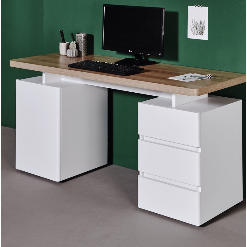 East Urban Home Cuuba Reversible Desk & Reviews | Wayfair