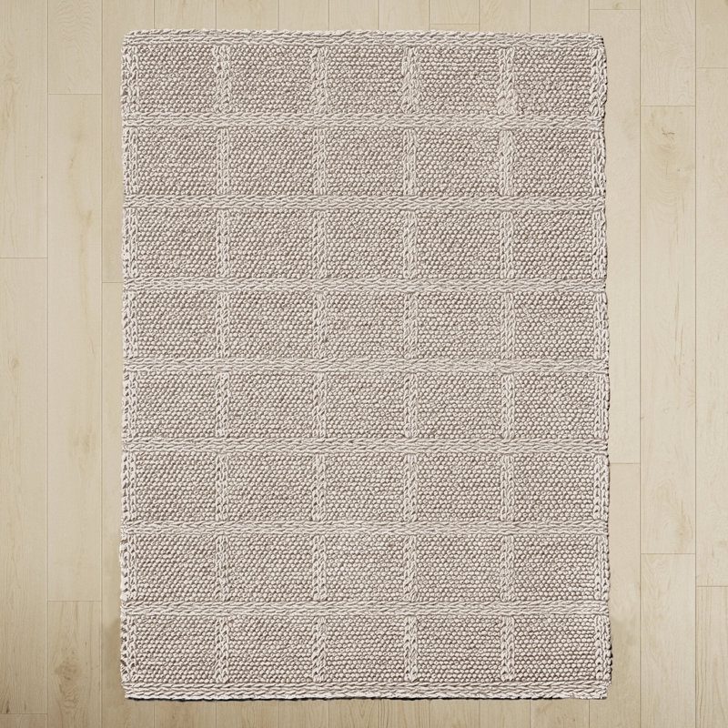 Birch Lane™ Orion Handmade Flatweave Wool Beige/Ivory Rug & Reviews ...
