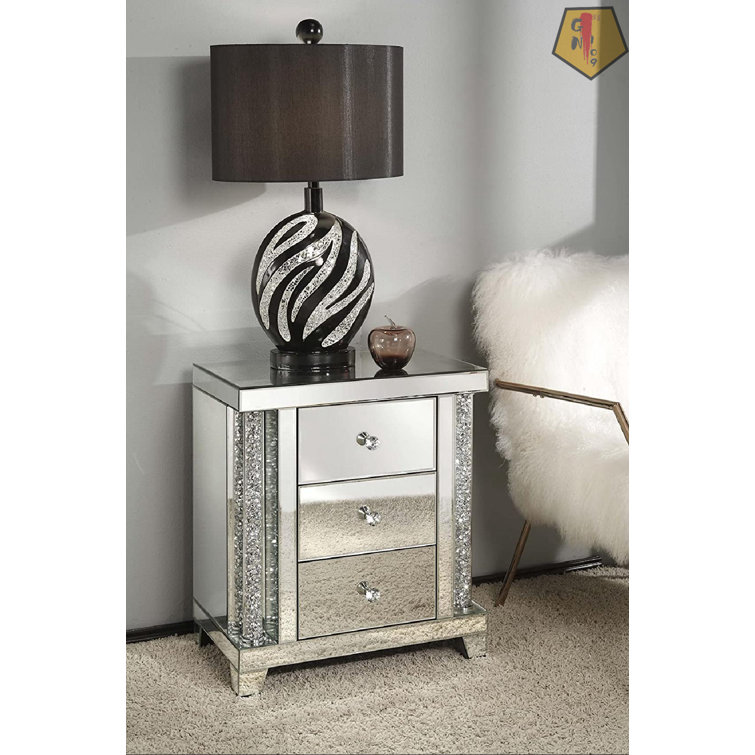 GN109 26'' Tall 3 - Drawer End Table | Wayfair
