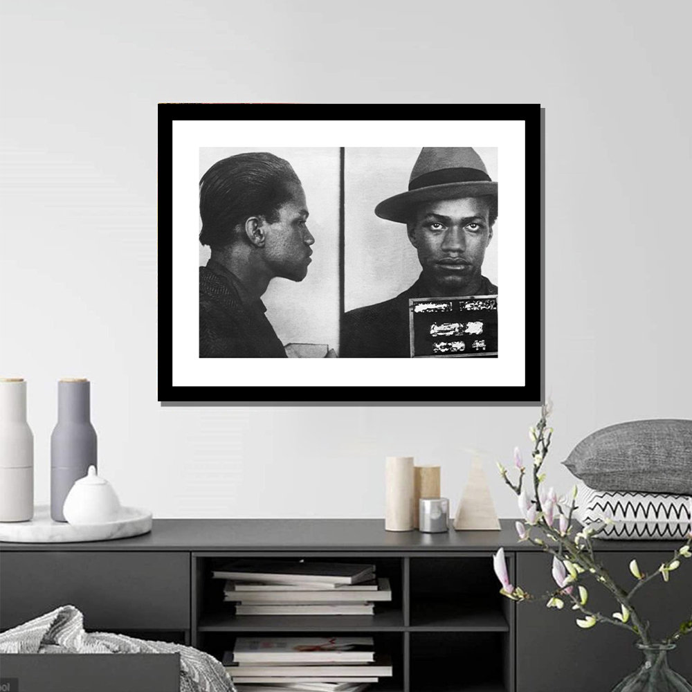 Venice Beach Collections Malcolm X 1944 Mugshot Photos - Picture Frame ...