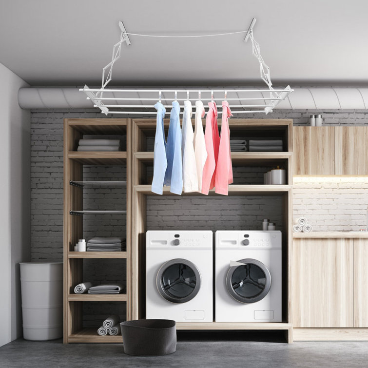 Rebrilliant Multifunction Wall-Mounted Drying Rack | Wayfair.co.uk