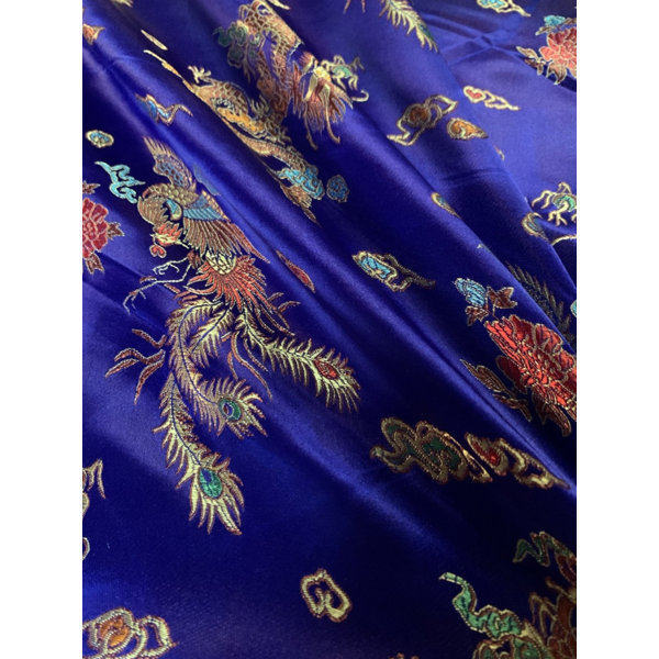 EBP INC Black Chinese Dragon Brocade | Wayfair