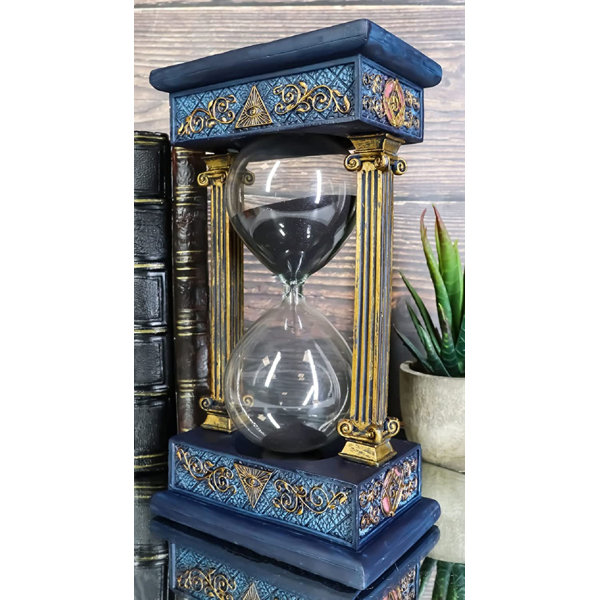 Darby Home Co Hosler Sand Timer with Victorian Pillars Figurine | Wayfair