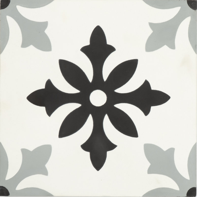 Moroccan Mosaic Tile House Azrou 8" x 8" Cement Patterned Wall & Floor ...