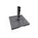 Dakota Fields Granite Square Parasol Base With Stainless Steel Tube ...