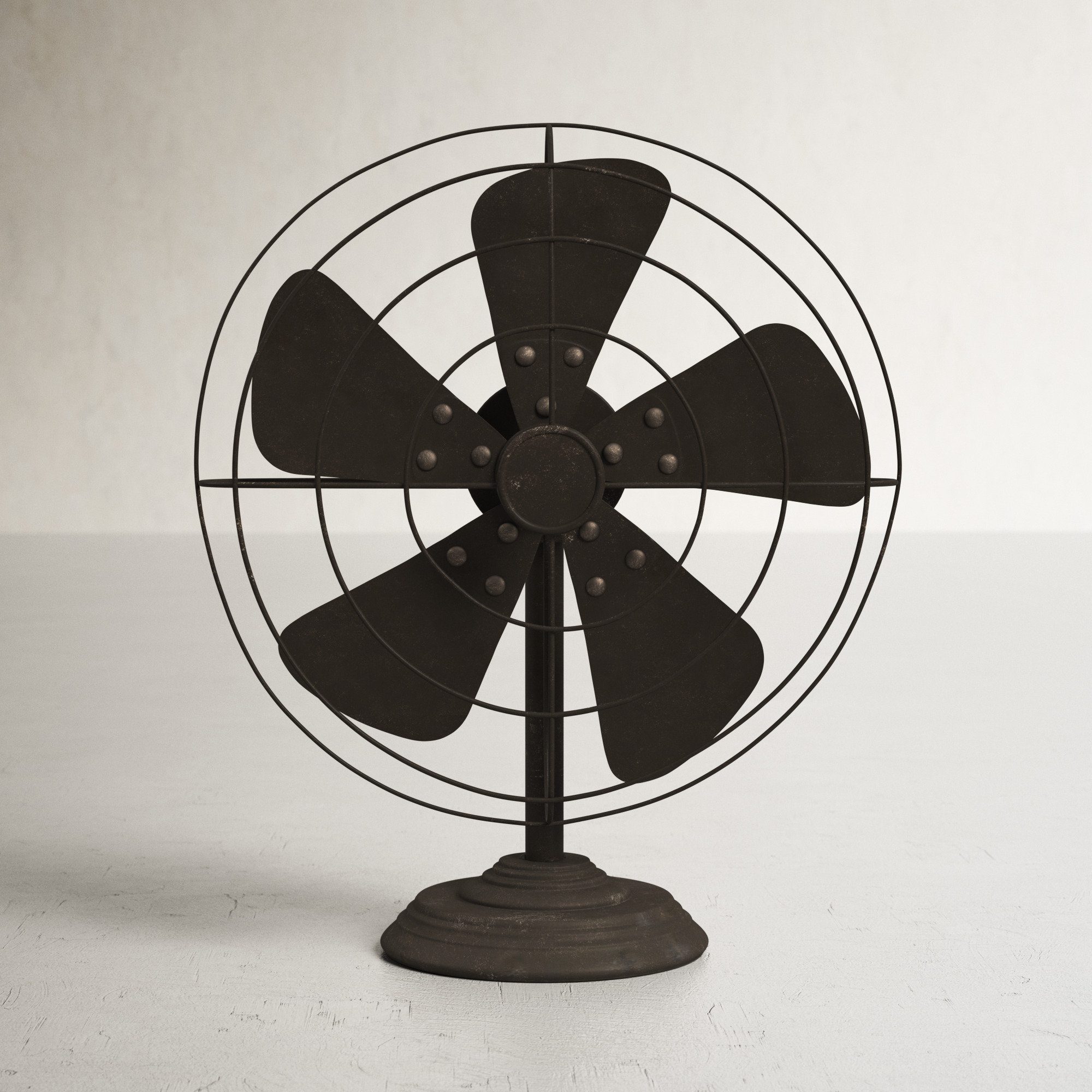 Birch Lane™ Tremaine Decorative Metal Fan Sculpture & Reviews | Wayfair