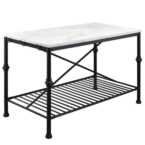 Lark Manor Allisun Marble Kitchen Island | Wayfair