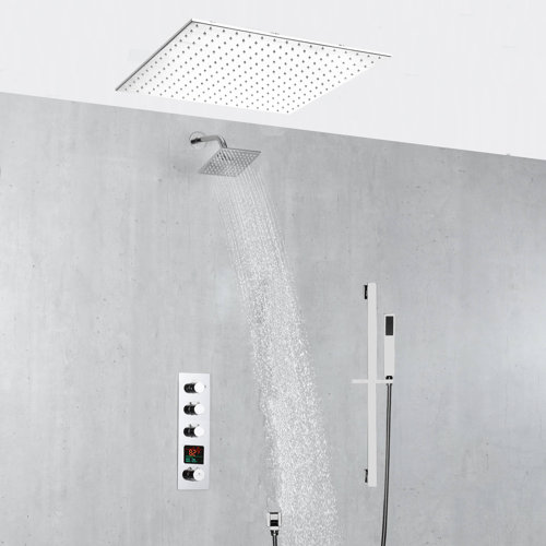 Wonderland America 20 Inch Led Shower System with Rough-in Valve | Wayfair