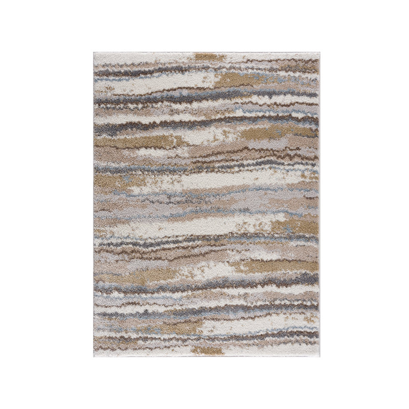 Madison Park Riley Watercolor Abstract Stripe Area Rug & Reviews | Wayfair