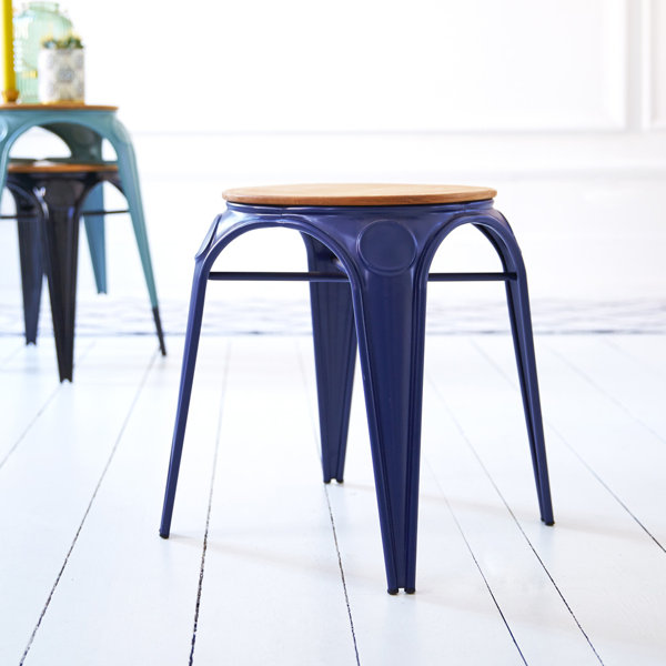 Tikamoon Sam 44.5Cm Tall Metal Stool | Wayfair.co.uk