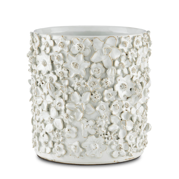 Currey & Company Jessamine Ceramic Cachepot | Wayfair