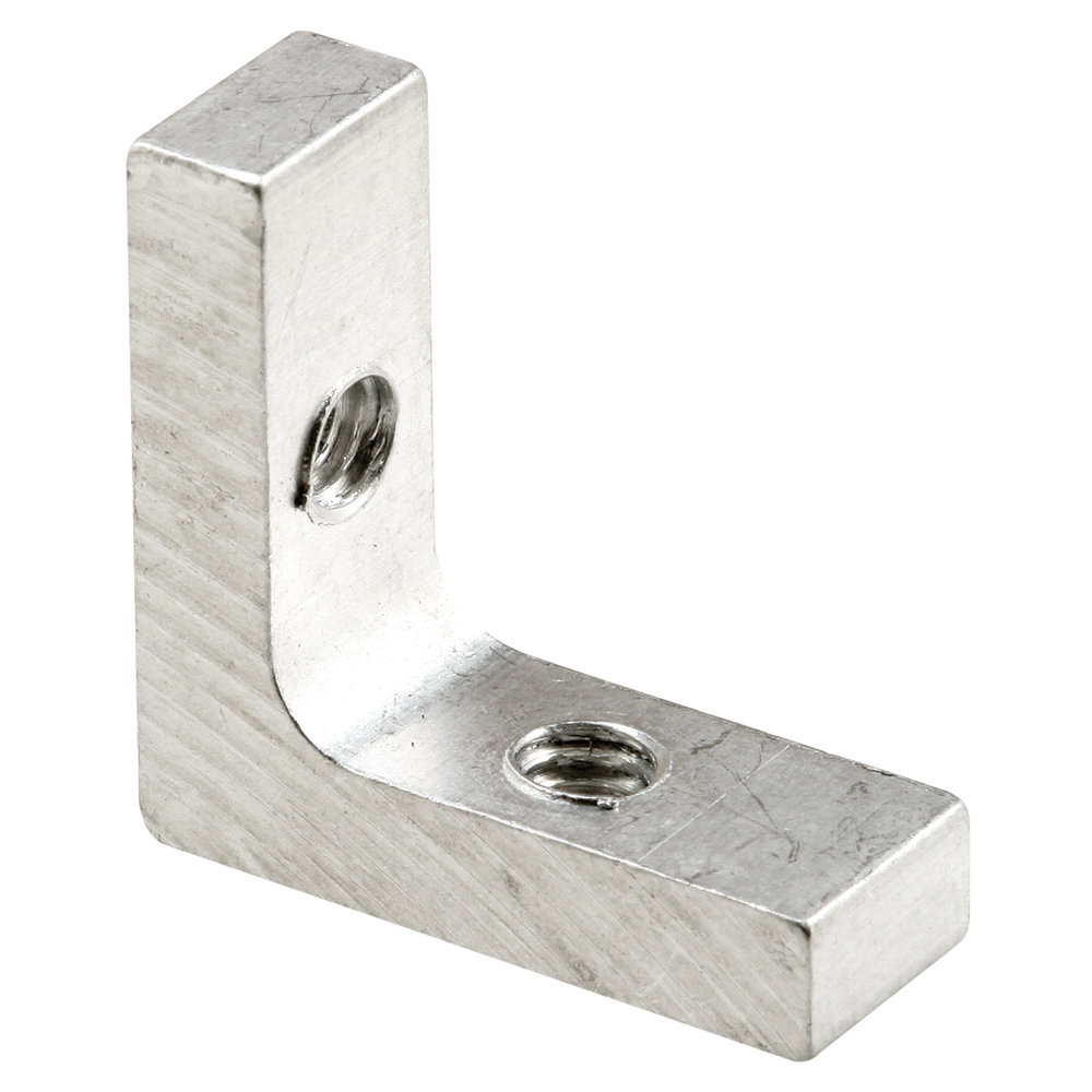 Prime-Line Tub And Shower Enclosure Corner Bracket, Aluminum, 5/16 In ...