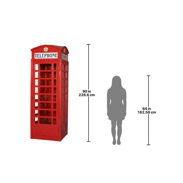 Design Toscano Authentic Replica British Telephone Booth & Reviews ...