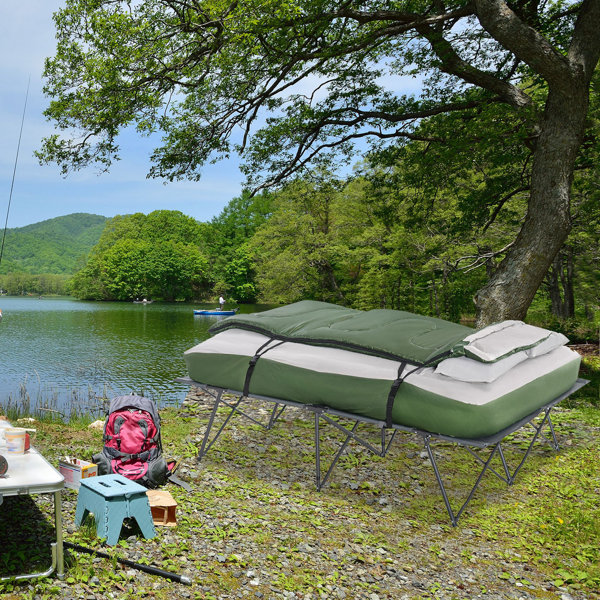Outsunny Compact Collapsible Portable Camping Cot & Reviews | Wayfair