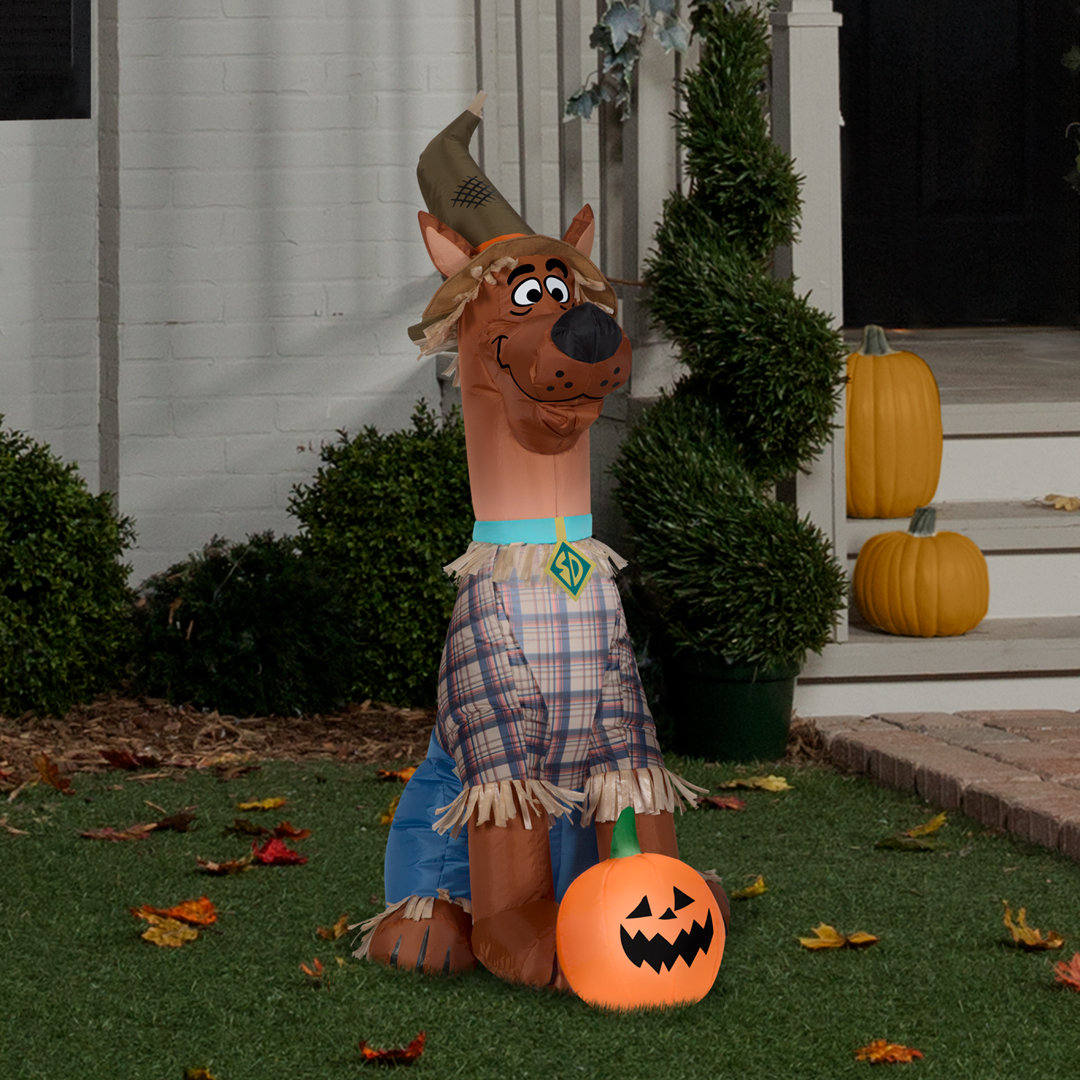 Gemmy Industries Airblown Scooby as Scarecrow Warner Brothers ...