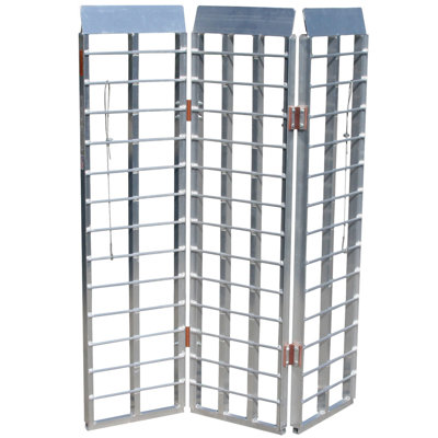Black Widow Aluminum Tri-Fold Motorcycle Ramp | Wayfair