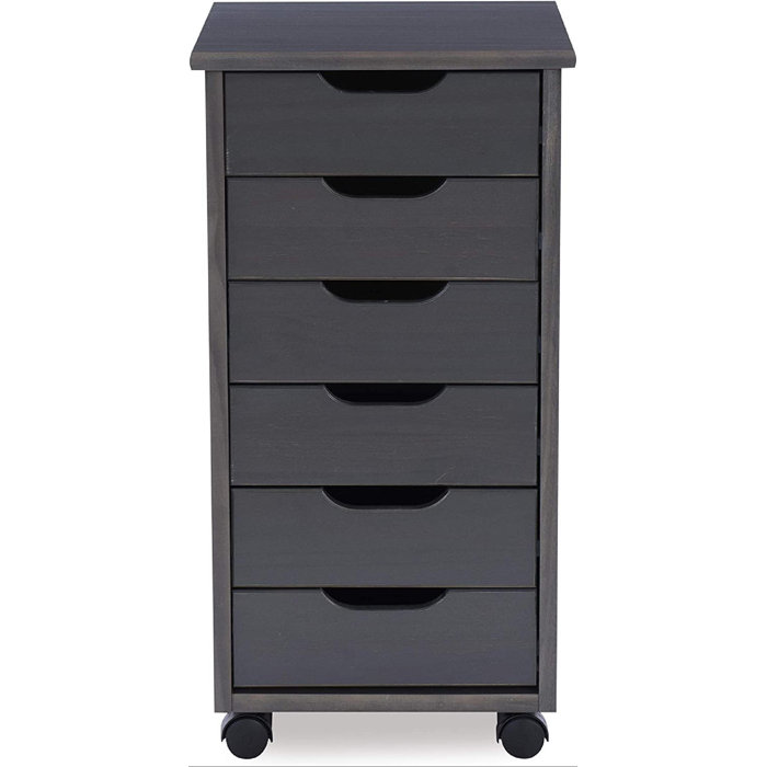 Paracity 6 Drawer Rolling Storage Chest | Wayfair