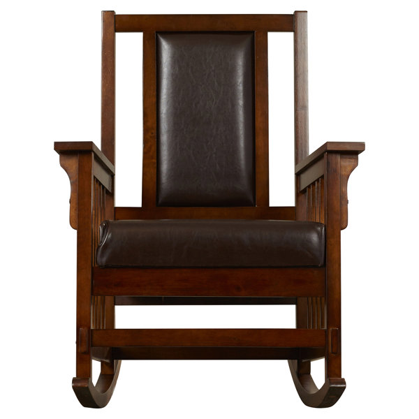 Lark Manor Leola Solid Wood Rocking Chair & Reviews | Wayfair