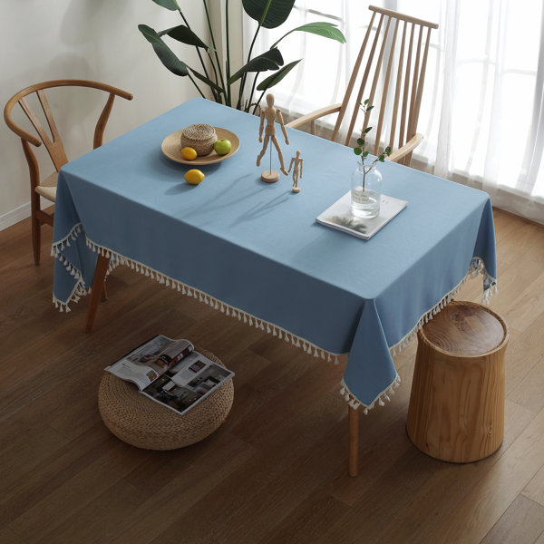 August Grove® Mujdat Rectangular Cotton Tablecloth & Reviews | Wayfair