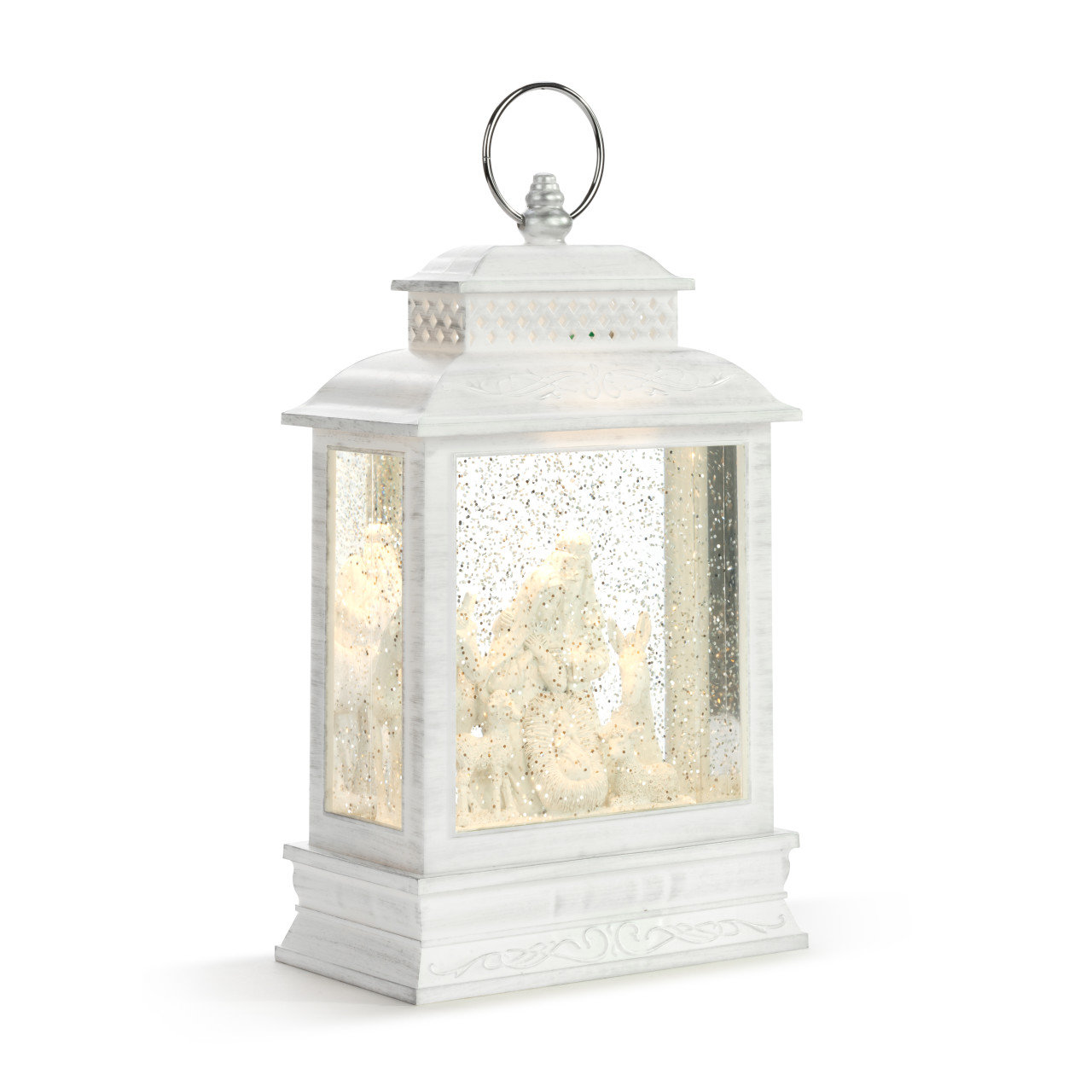 The Holiday Aisle® Lit Nativity Stable Scene Lantern | Wayfair