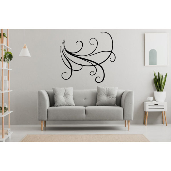 Swirl-wall-decal | Wayfair