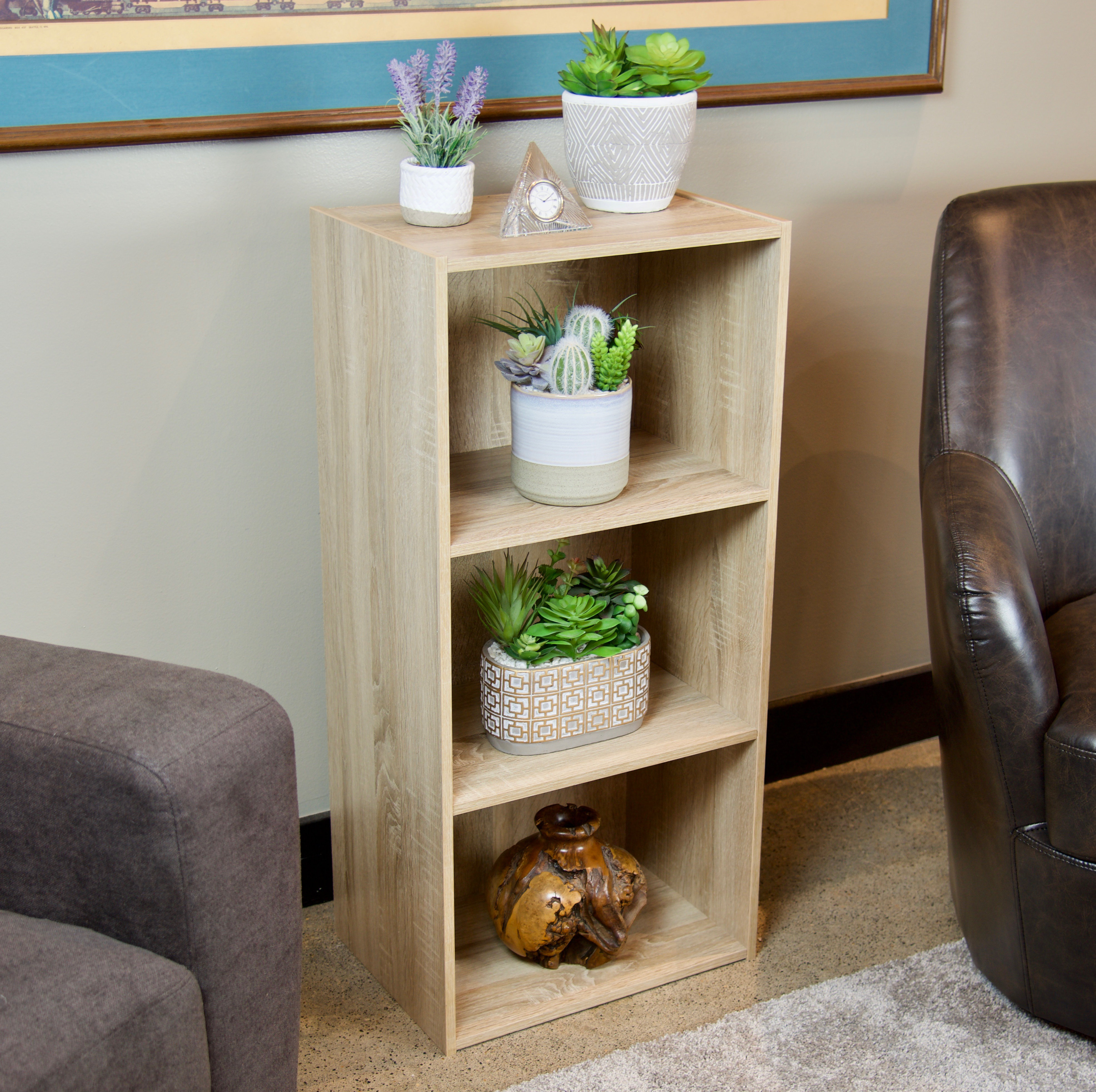 Latitude Run® Daisy-Belle 34.6'' H x 16.5'' W Standard Bookcase ...