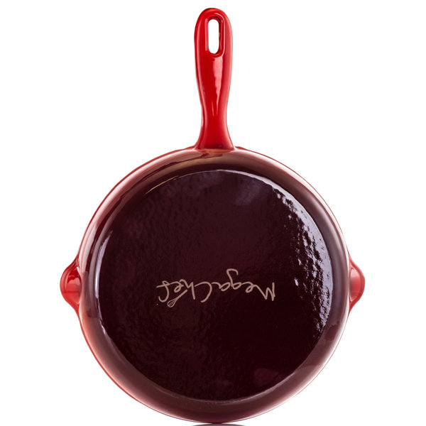 Mega Chef Enameled Cast Iron Non Stick 10.25'' Skillet & Reviews | Wayfair
