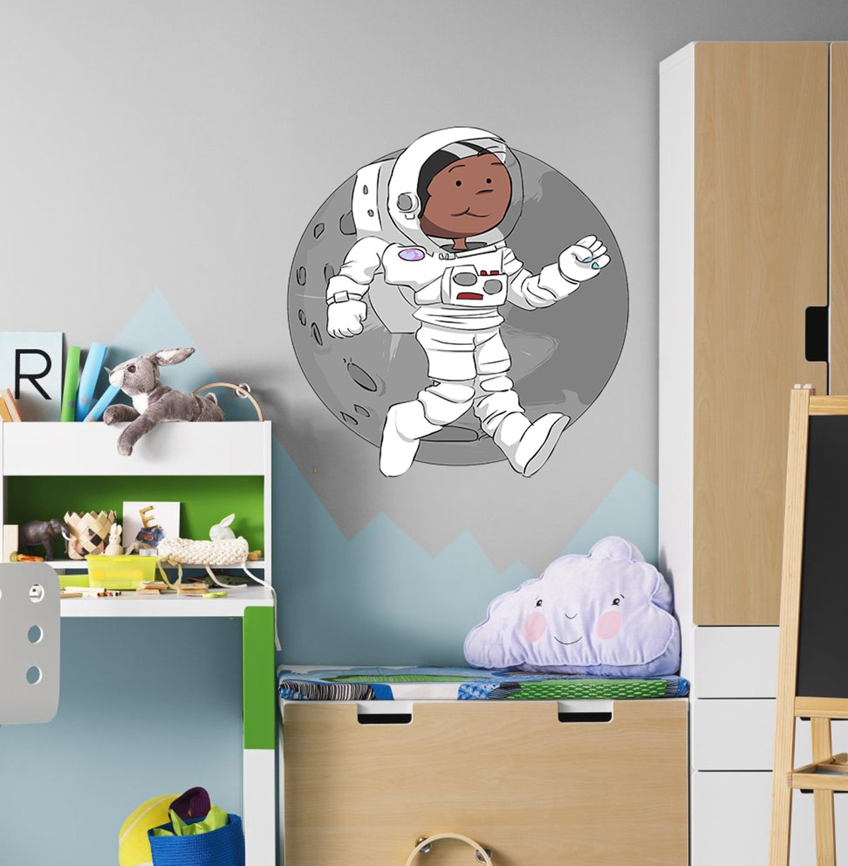 Trinx Astronaut Boys Room Decor, Astronaut Sticker, Astronaut Decal ...