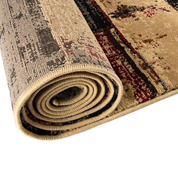 Trent Austin Design® Knowle Performance Brown/Yellow Rug & Reviews ...